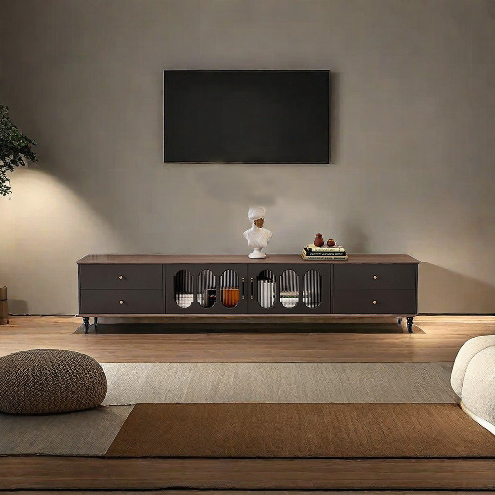 moonlight design American Style Living Room TV Stand 78.74'' Media ...