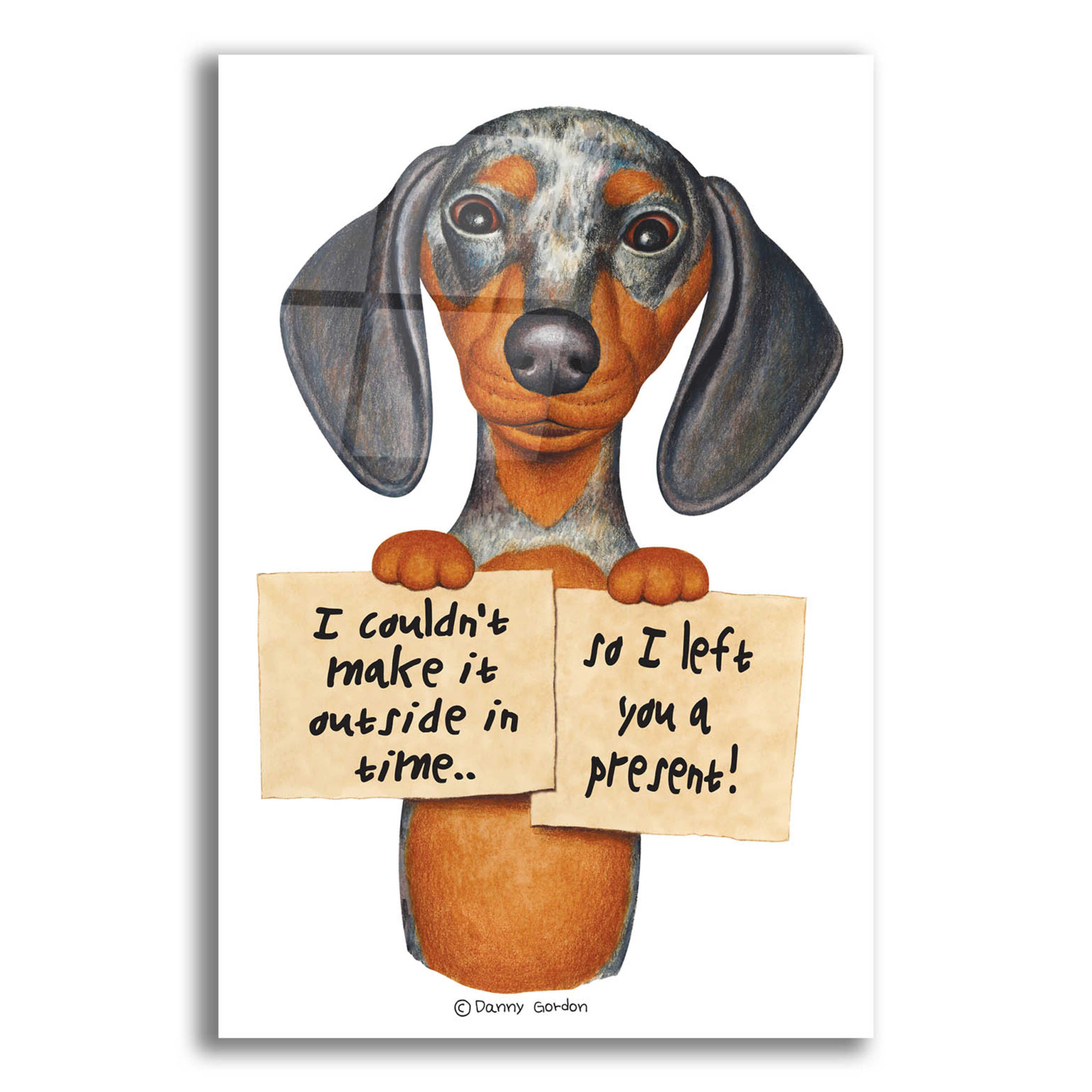 Trinx Dappled Dachshund Two Signs | Wayfair