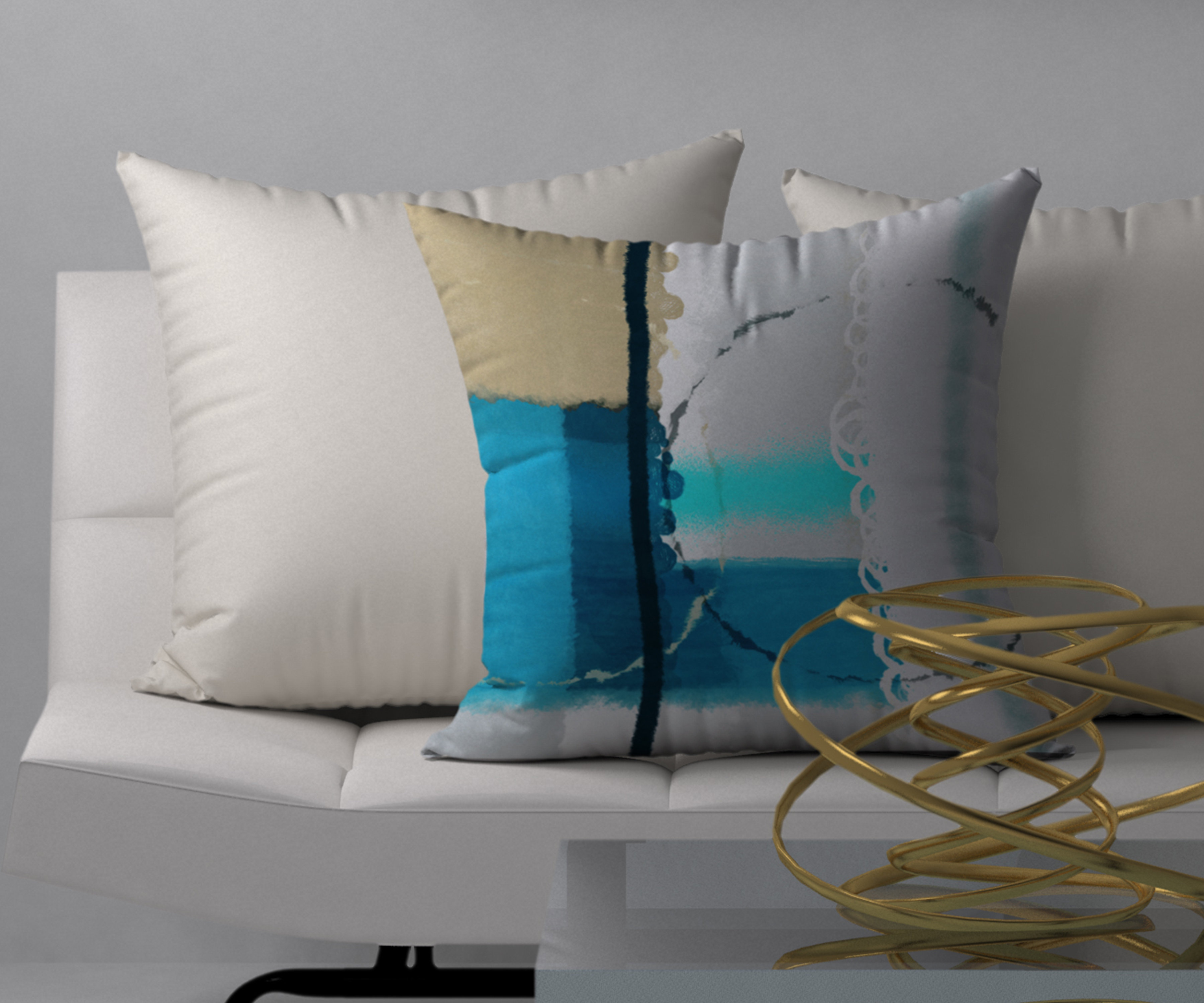 LeRoi Products Palatial Invincible Square Throw Pillow | Wayfair