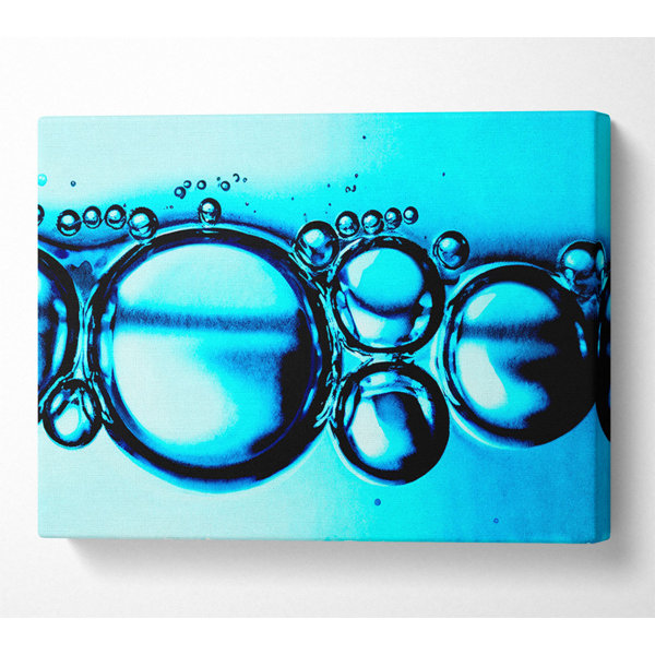 Metro Lane Liquid Bubbles - Wrapped Canvas Art Prints | Wayfair.co.uk