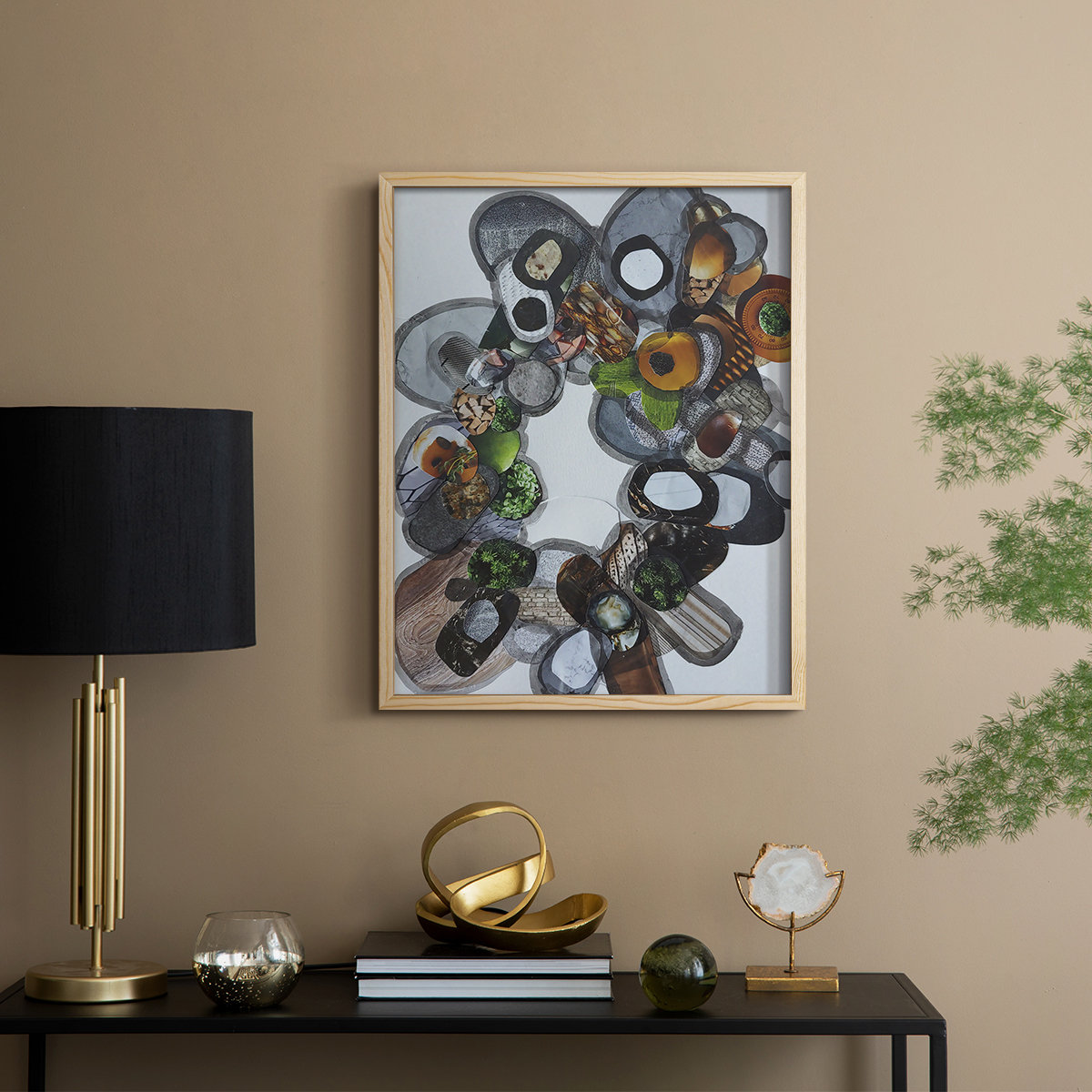 Ivy Bronx Amelia Island Stones Framed Print - Solid Wood - Wayfair Canada