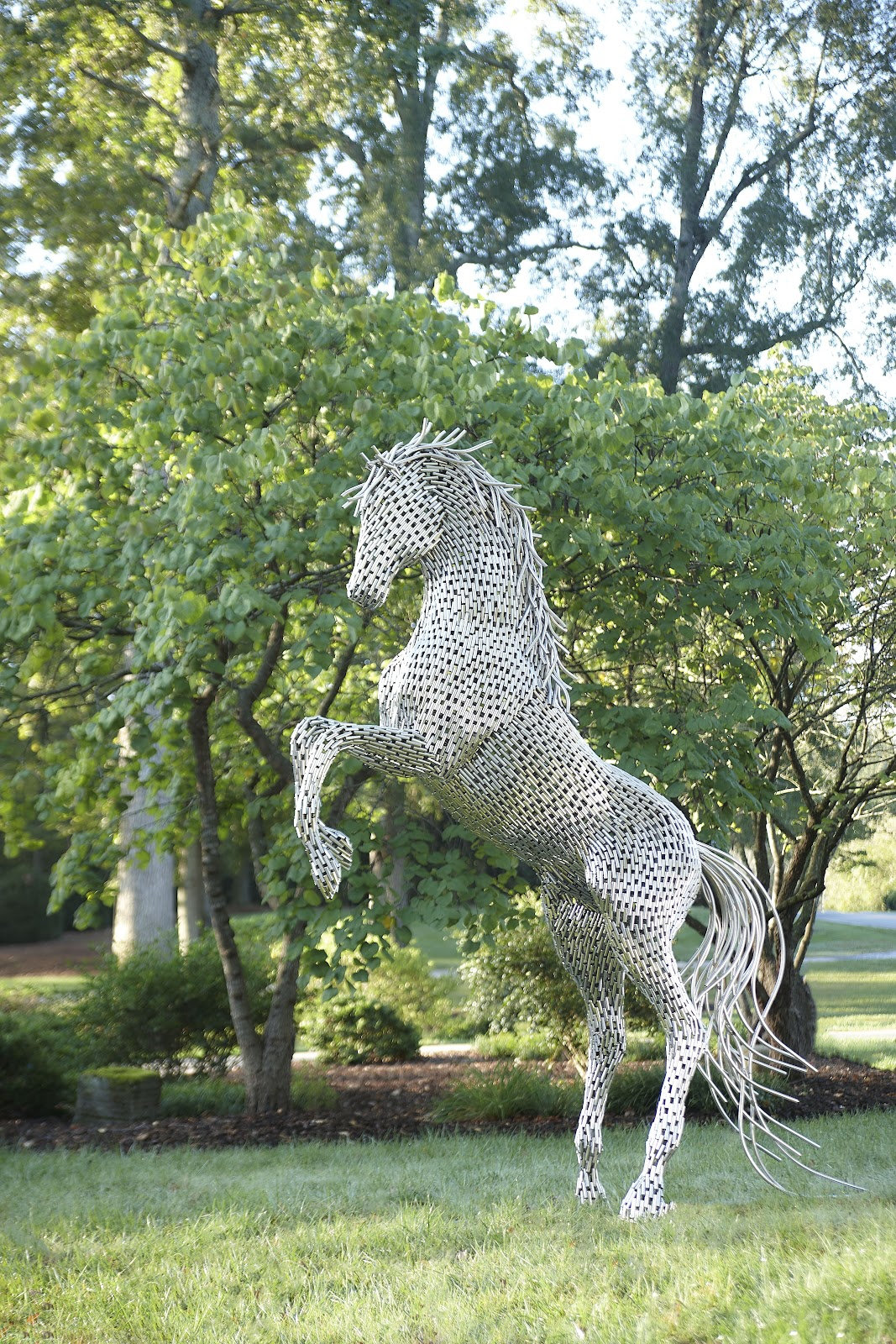 Phillips Collection Stainless Steel Horse Pipe Statue - Wayfair Canada