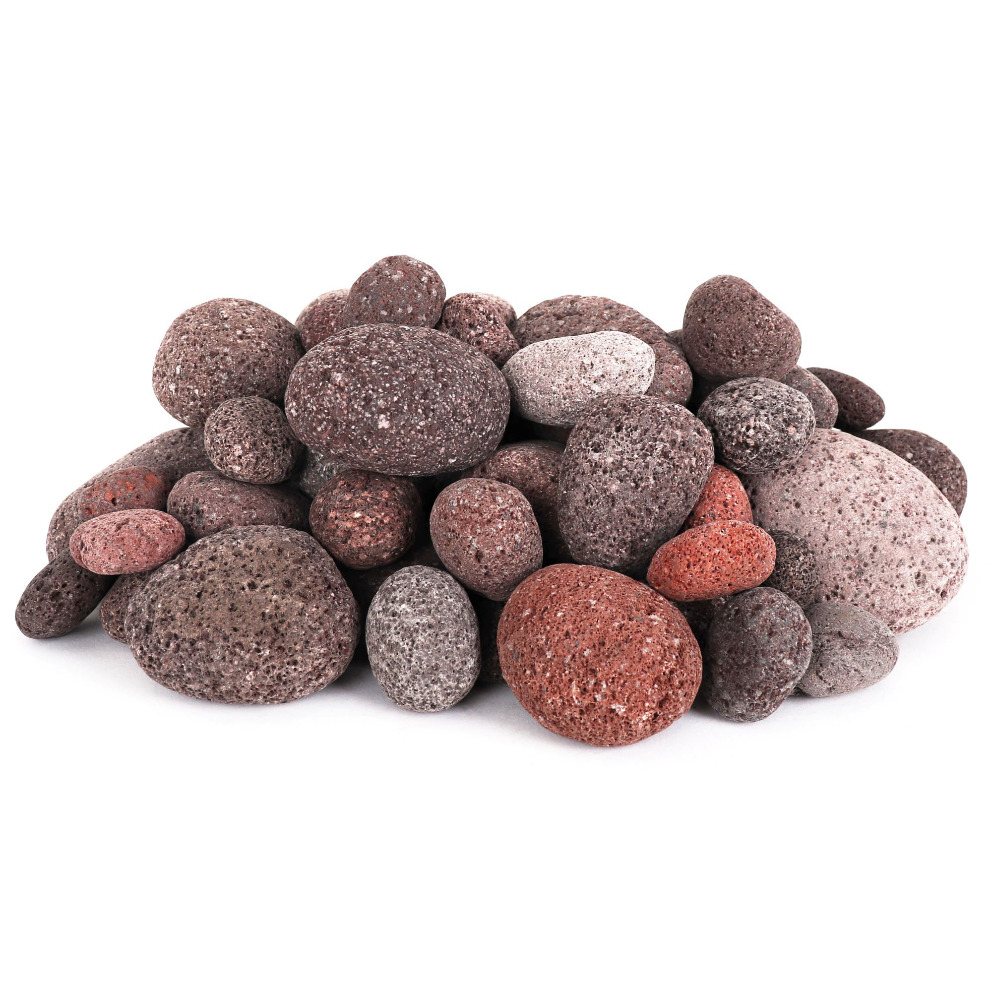 Blue Ridge Brand - Fire Pit Lava Rocks - SM, MD, LG Blend | Wayfair
