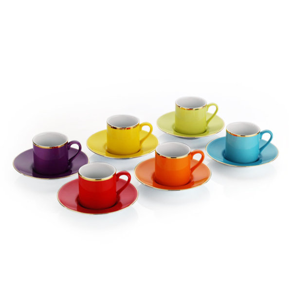 East Urban Home 6 Piece Coffee Cup Set | Wayfair