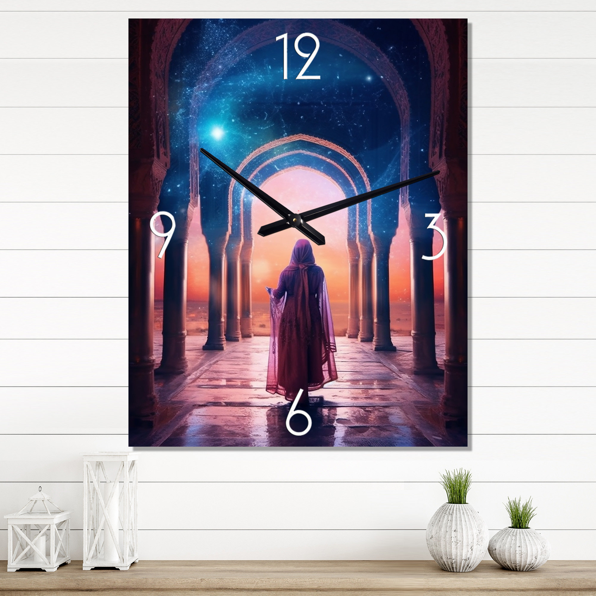 Design Art Gypsy Goddess Under Magical Boho Sunset - Abstract Wall ...