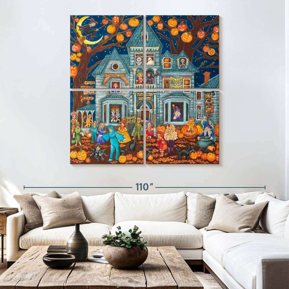 The Holiday Aisle® Lelend Haunted House Costume Parade | Wayfair