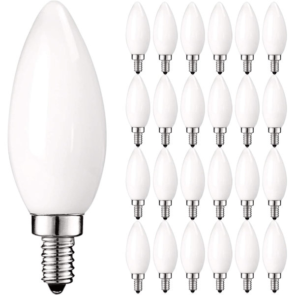 Luxrite 4 Watt B11 LED Smart Dimmable Light Bulb E12/Candelabra Base ...
