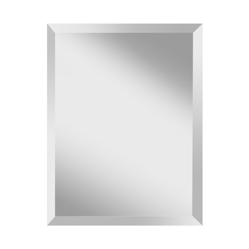 Zipcode Design™ Argent Rectangle Wall Mirror & Reviews | Wayfair