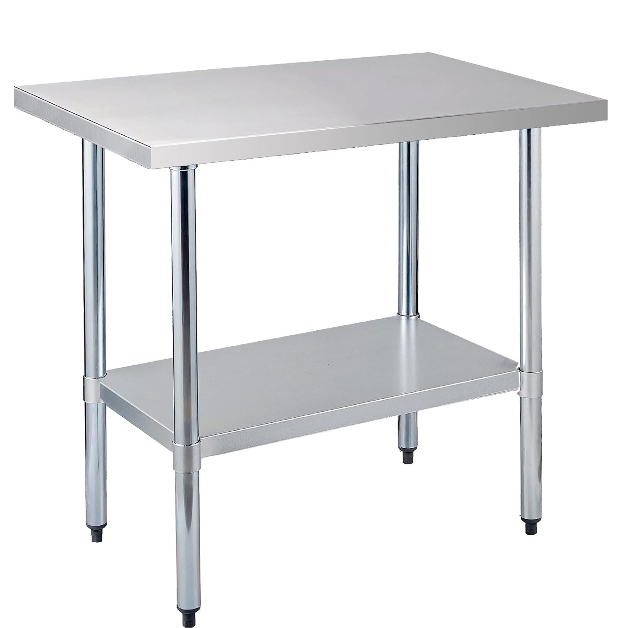 Latitude Run® 24" x 36" 18-Gauge Stainless Steel Commercial Work Table ...