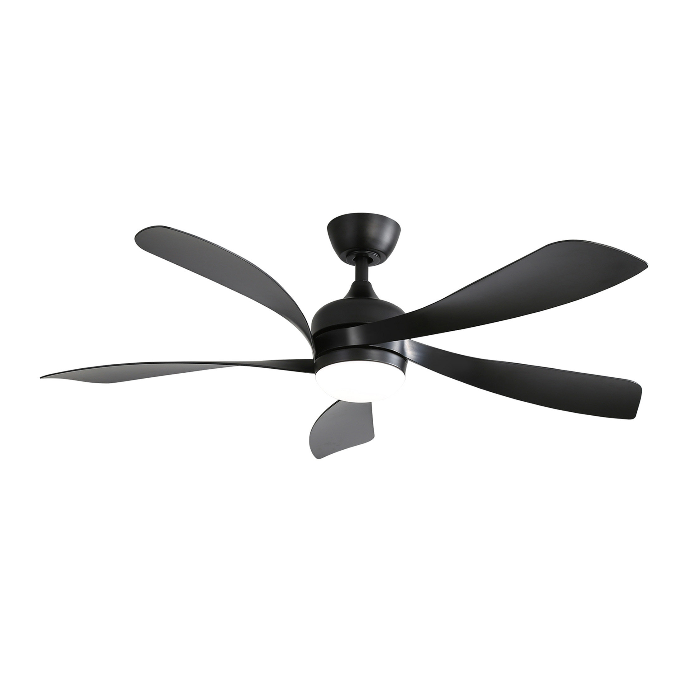 George Oliver 52 Inch Low Profile Ceiling Fan With Lights Remote ...