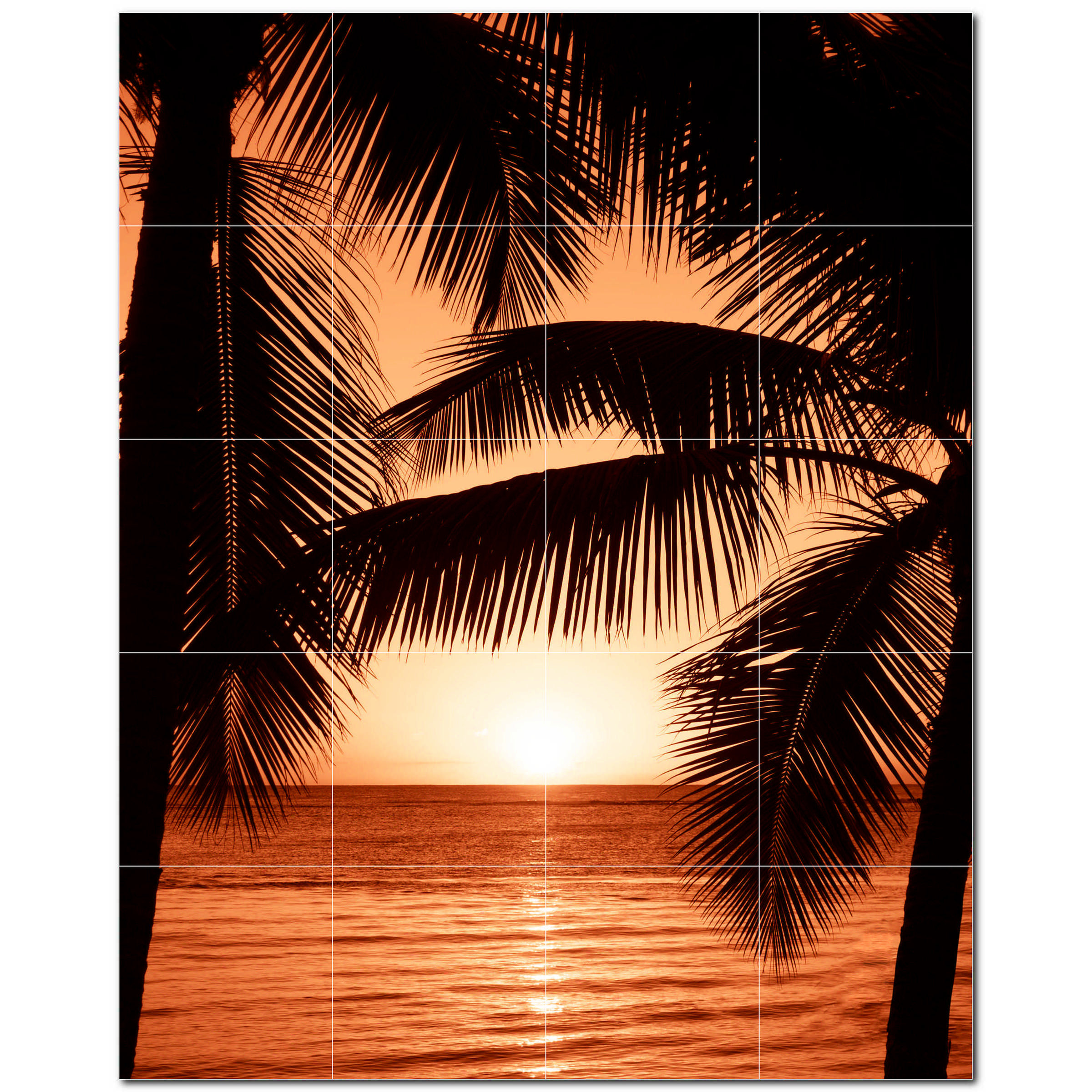 Picture-Tiles.com Sunset Photo 12 x 12 | Wayfair
