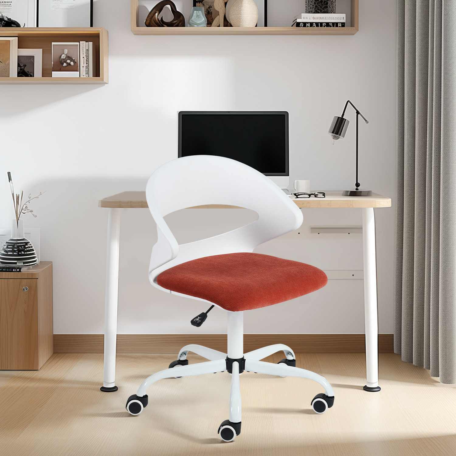 The Twillery Co.® Oneman Modern Office Chair Low Back Ergonomic Desk ...