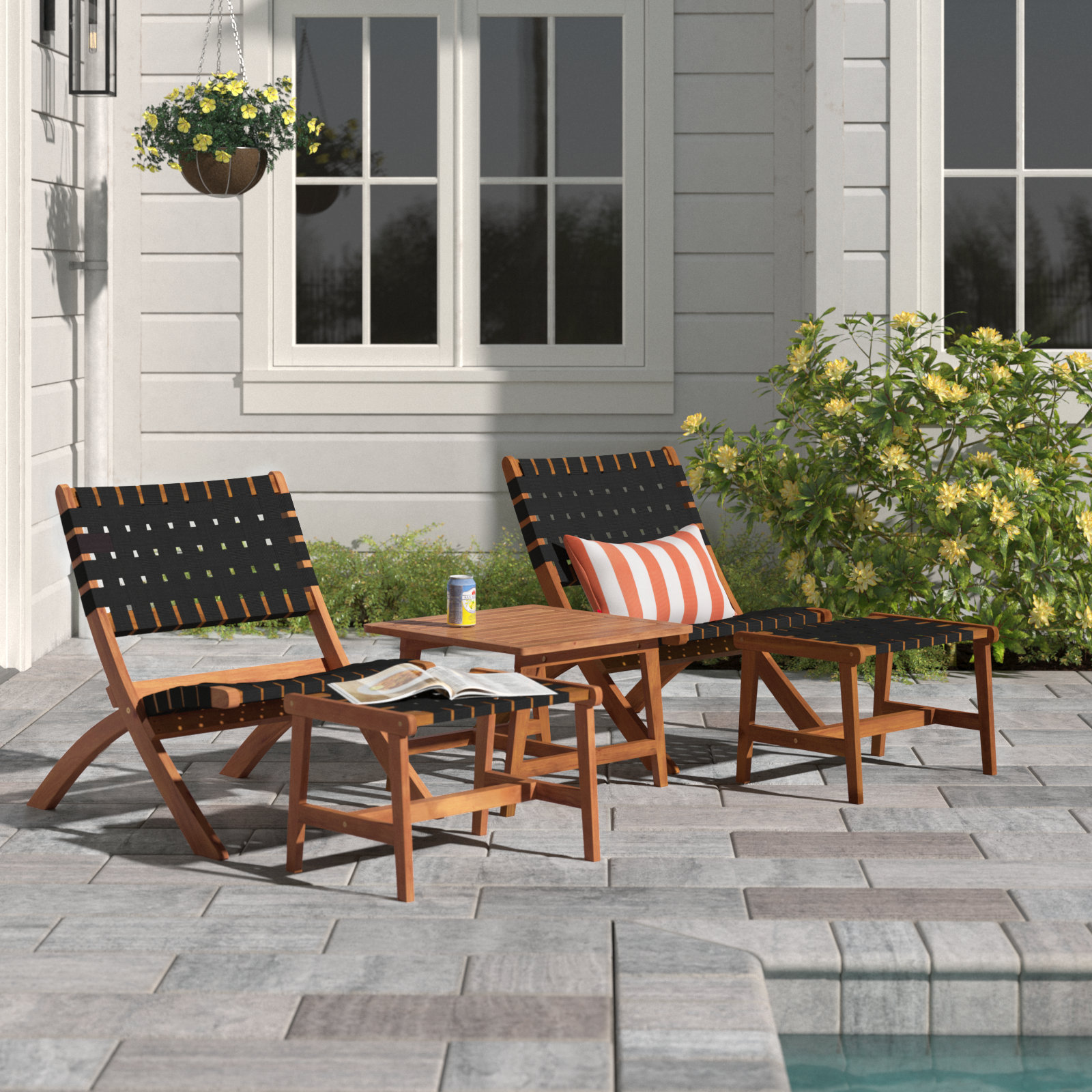 Sol 72 Outdoor™ Bosch 2 - Person Outdoor Seating Group & Reviews | Wayfair