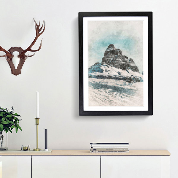 East Urban Home Mountain Summit in Italy - Picture Frame Graphic Art ...