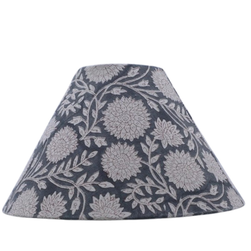 Fabdivine Coolie Style Table Lamp Shade For Home Green, Hand Block ...