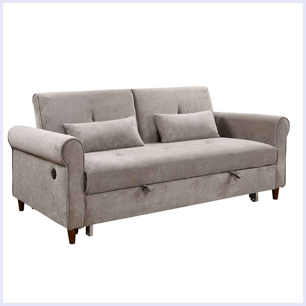 Red Barrel Studio® Modern 3 In 1 Convertible Sleeper Sofa Bed | Wayfair