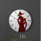 LeRoi Products Metal Wall Clock & Reviews | Wayfair