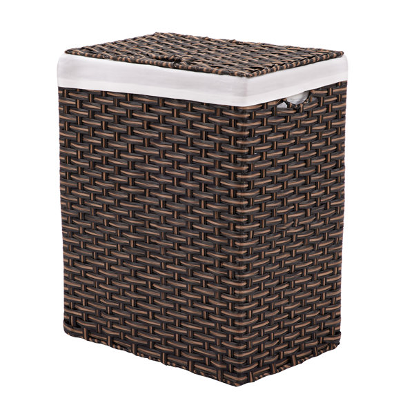 Seville Classics Handwoven Rectangle Laundry Hamper & Reviews | Wayfair