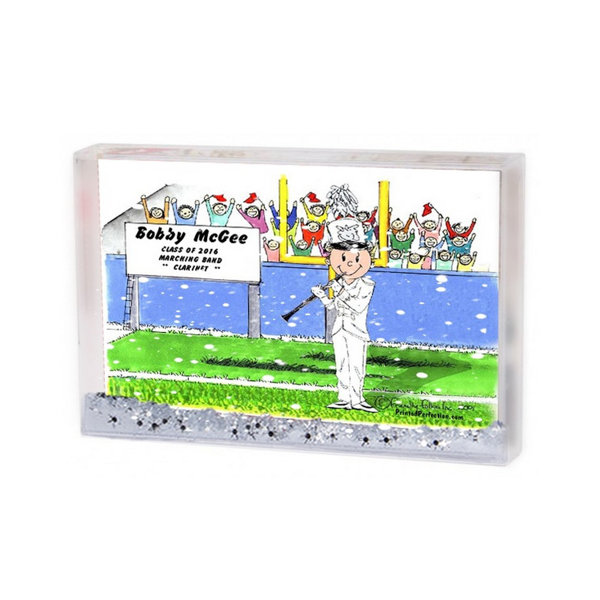 Printed Perfection Personalized Clarinet - Male Snow Globe Frame Gift ...