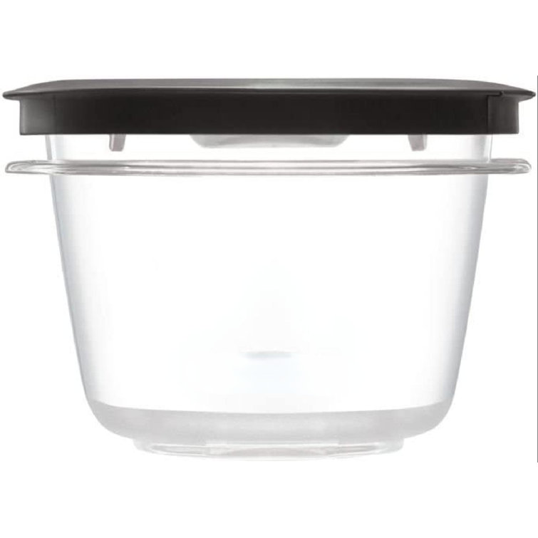 Prep & Savour Premier Food Storage Containers 2 Cup Capacity Clear ...