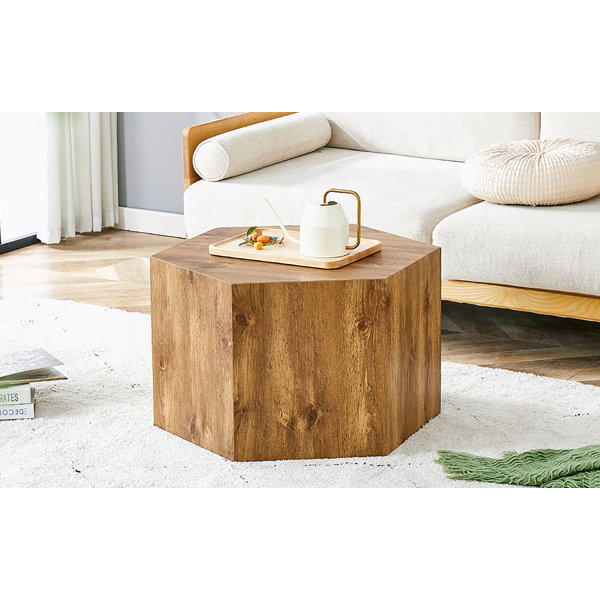 Mercer41 Modern MDF coffee table, with complex texture patterns, style ...