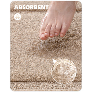 Ebern Designs Wesleigh Bath Rug & Reviews | Wayfair