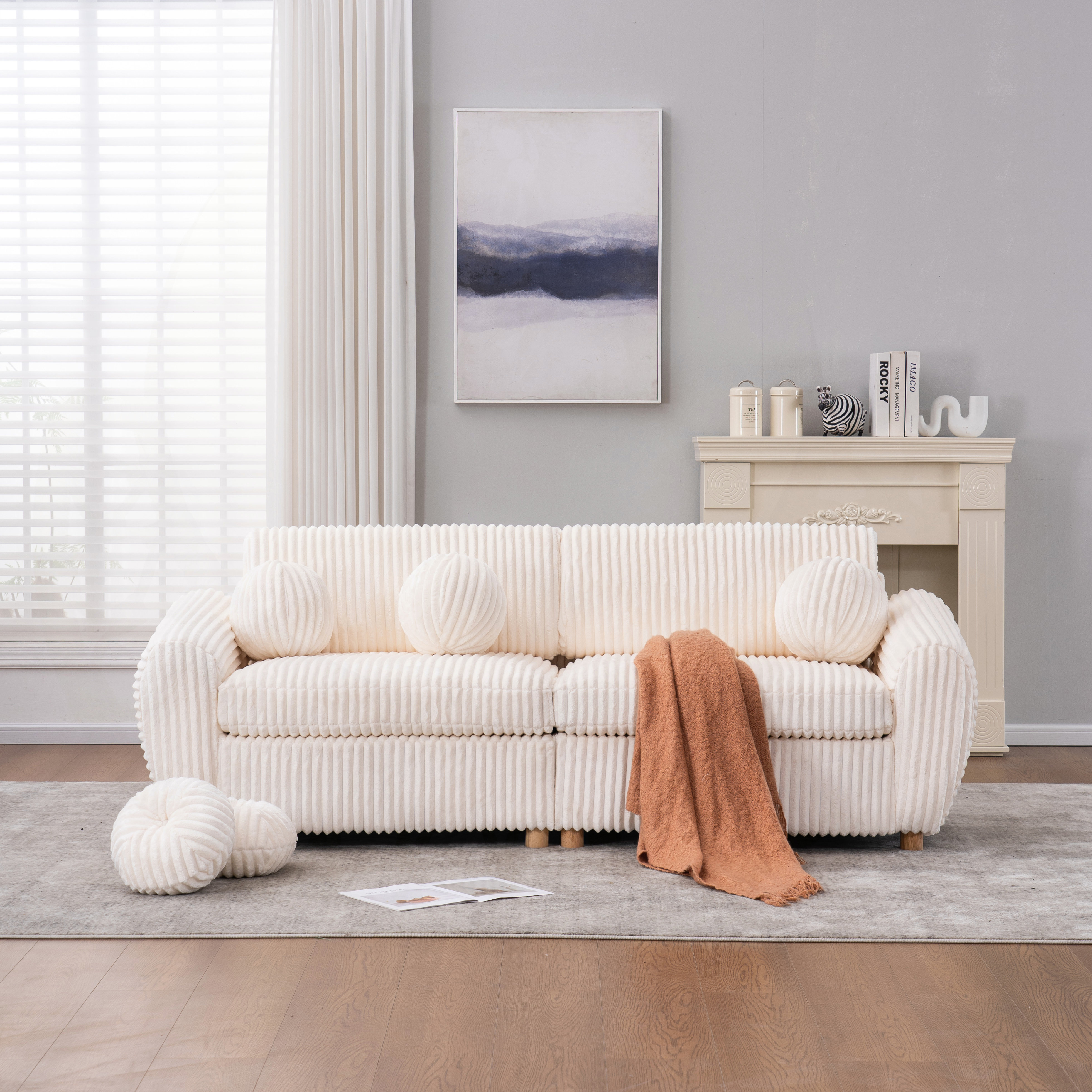 Dakota Fields Charming Sectional Sofa for Home, Enhancing Living Spaces with Comfort and Style ...