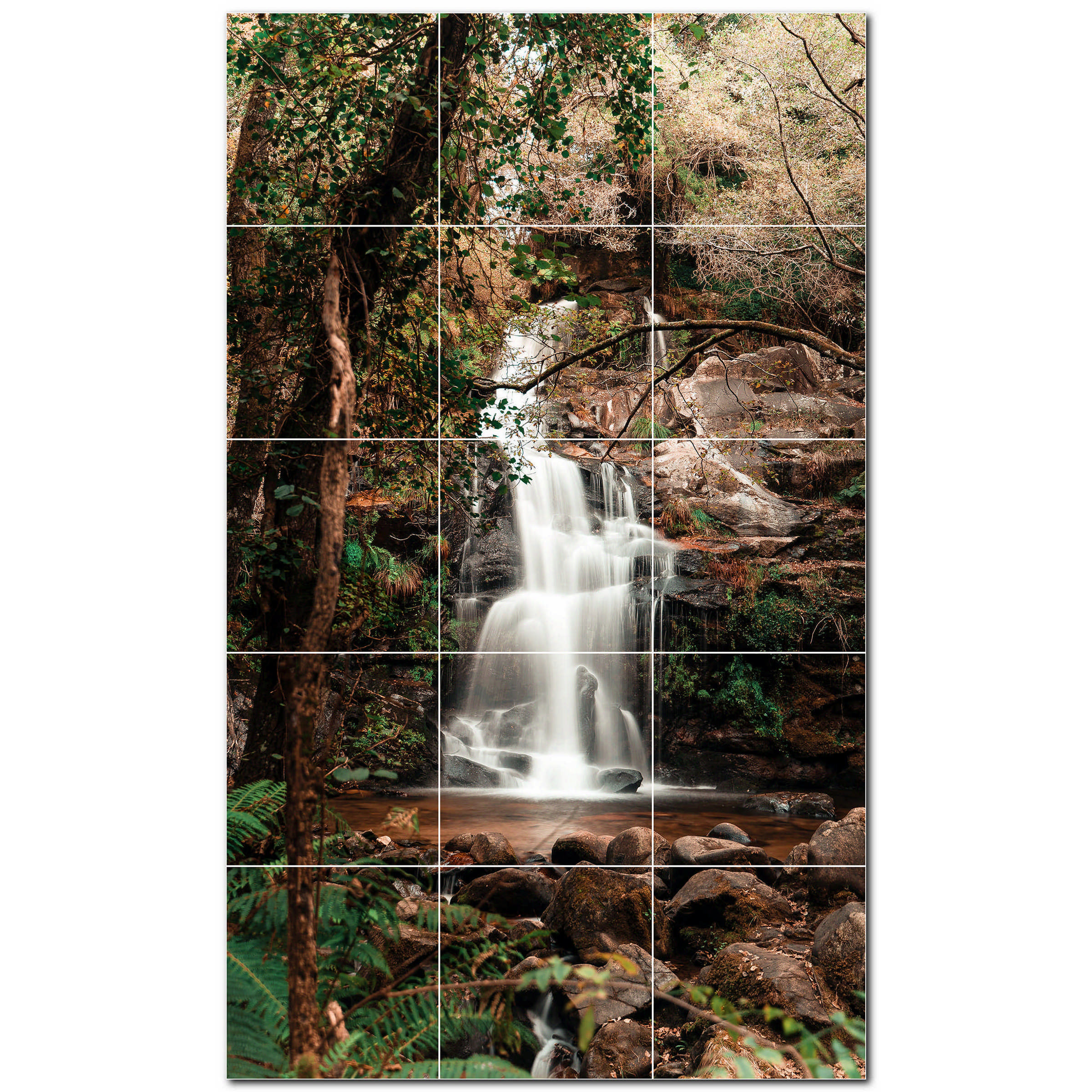 Picture-Tiles.com Waterfalls Photo 12 x 12 | Wayfair
