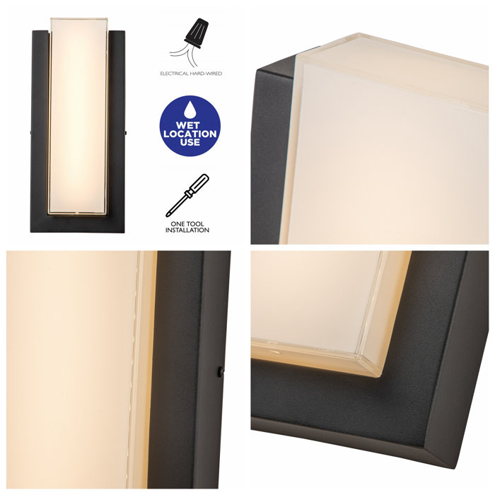 Wrought Studio Jazzlynn LED Wall Light | Wayfair