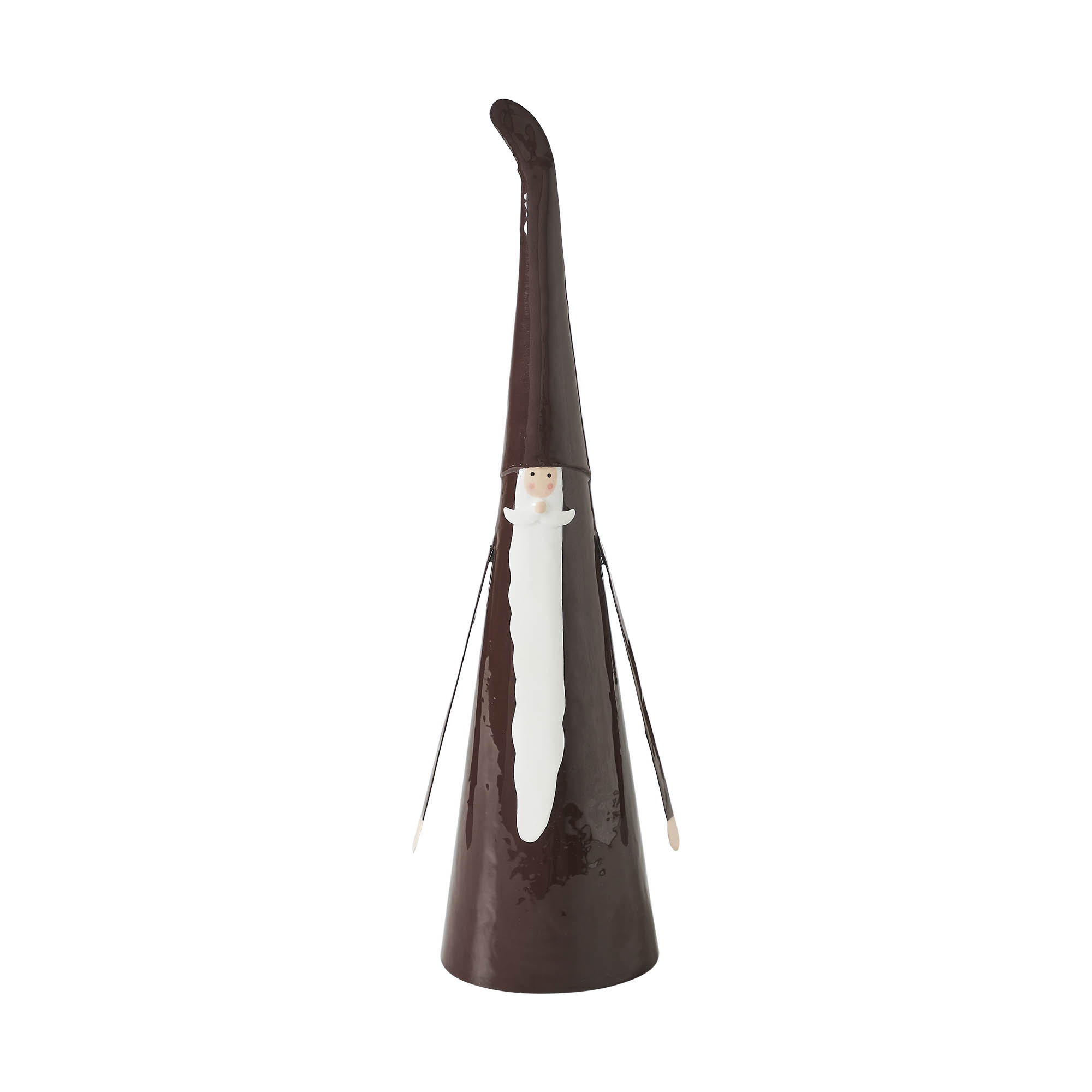 The Holiday Aisle® Skinny Santa Figurine Metal | Wayfair