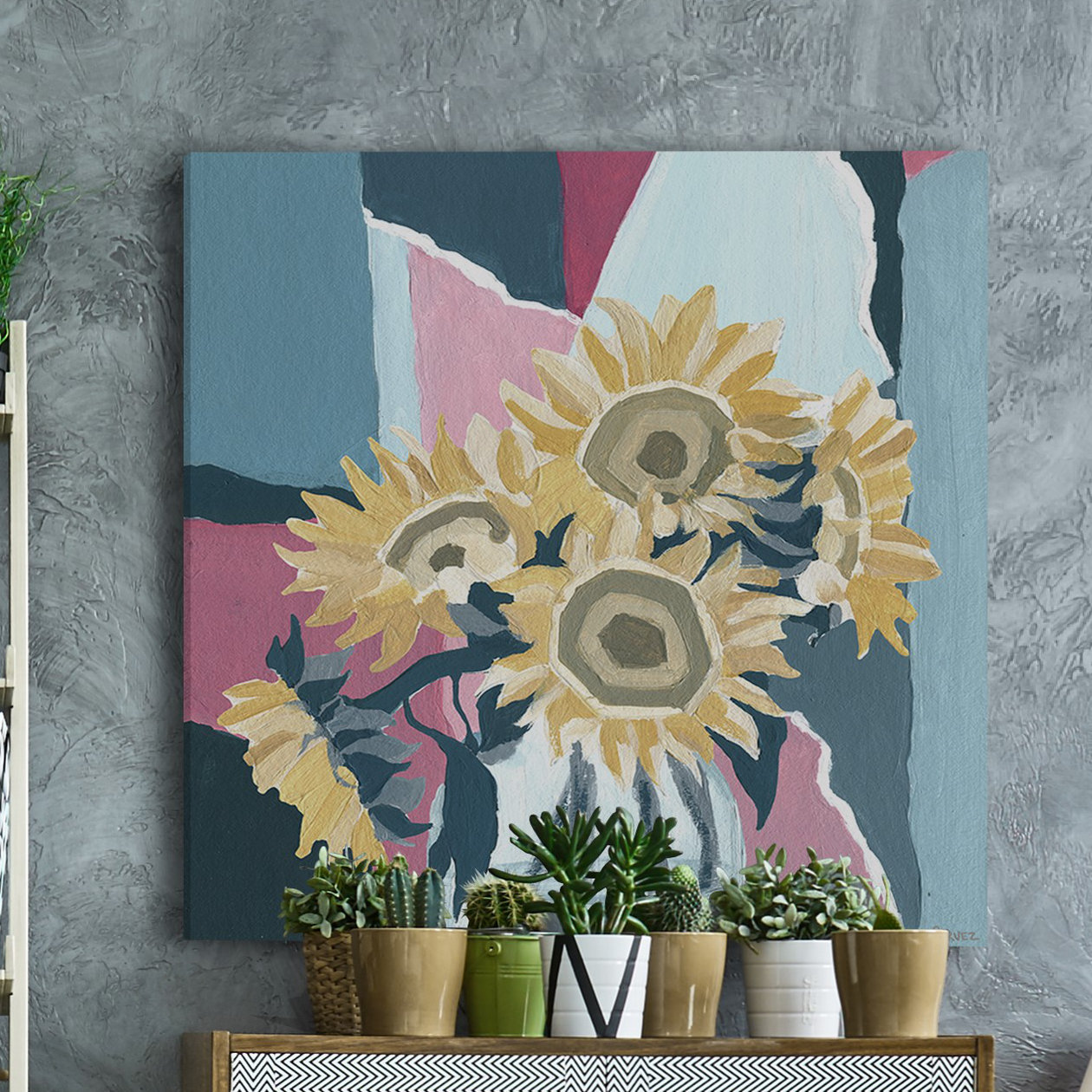 Parvez Taj Brilliant Yellow Petals Print on Canvas | Wayfair