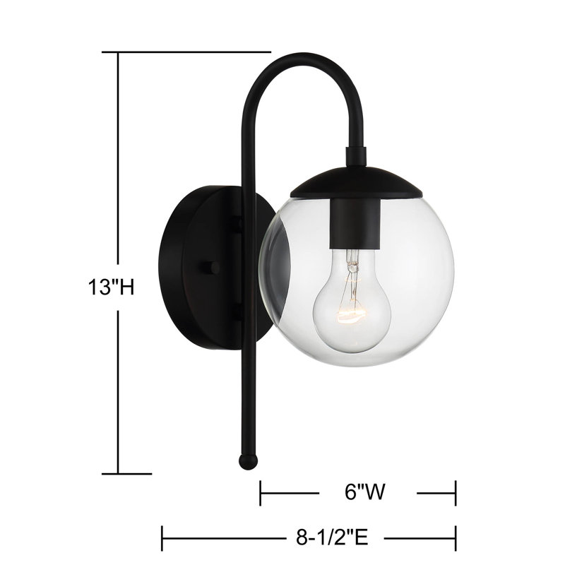 AllModern Elba 13" H Outdoor Wall Lantern & Reviews | Wayfair