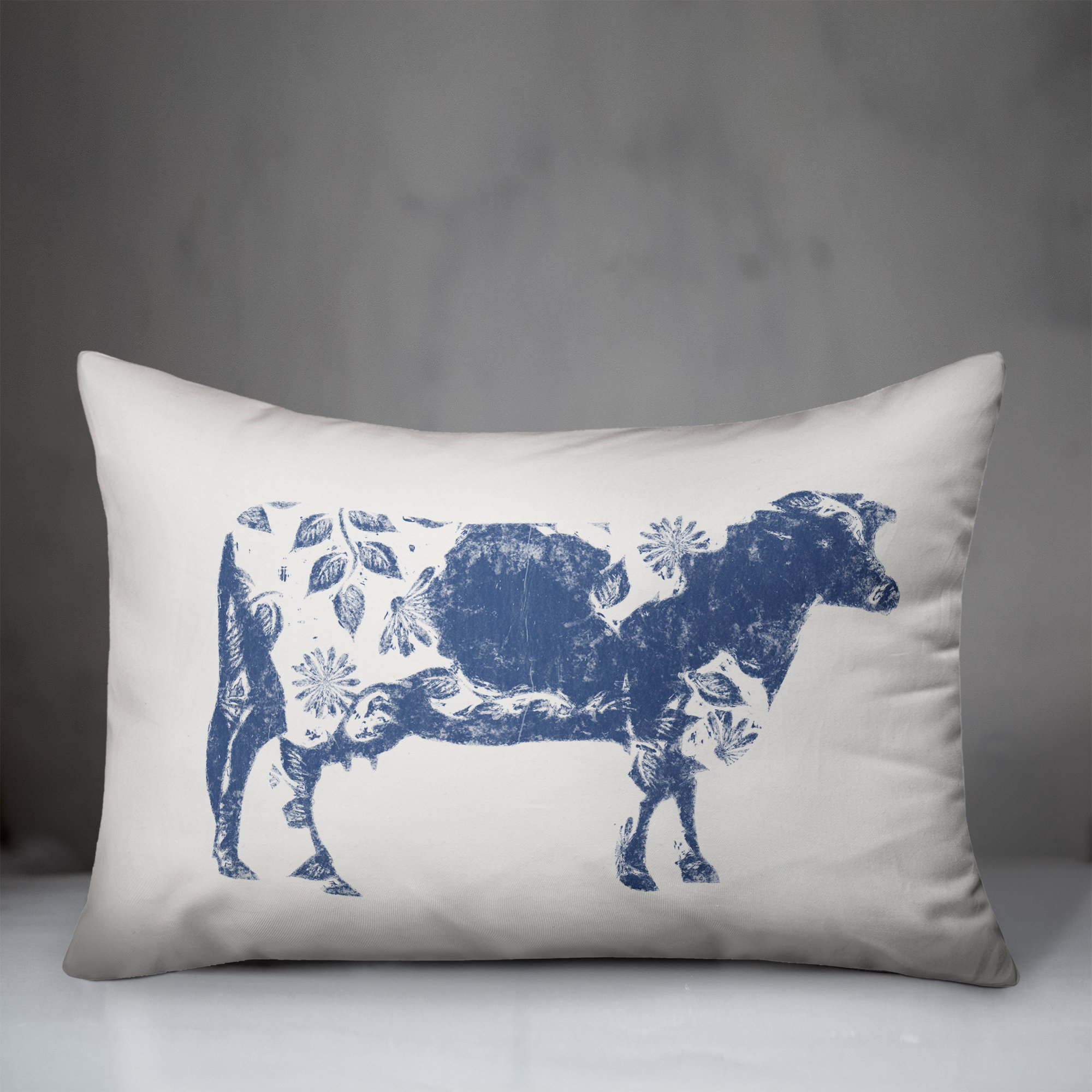 Designs Direct Creative Group Cow Rectangular Pillow Cover & Insert ...