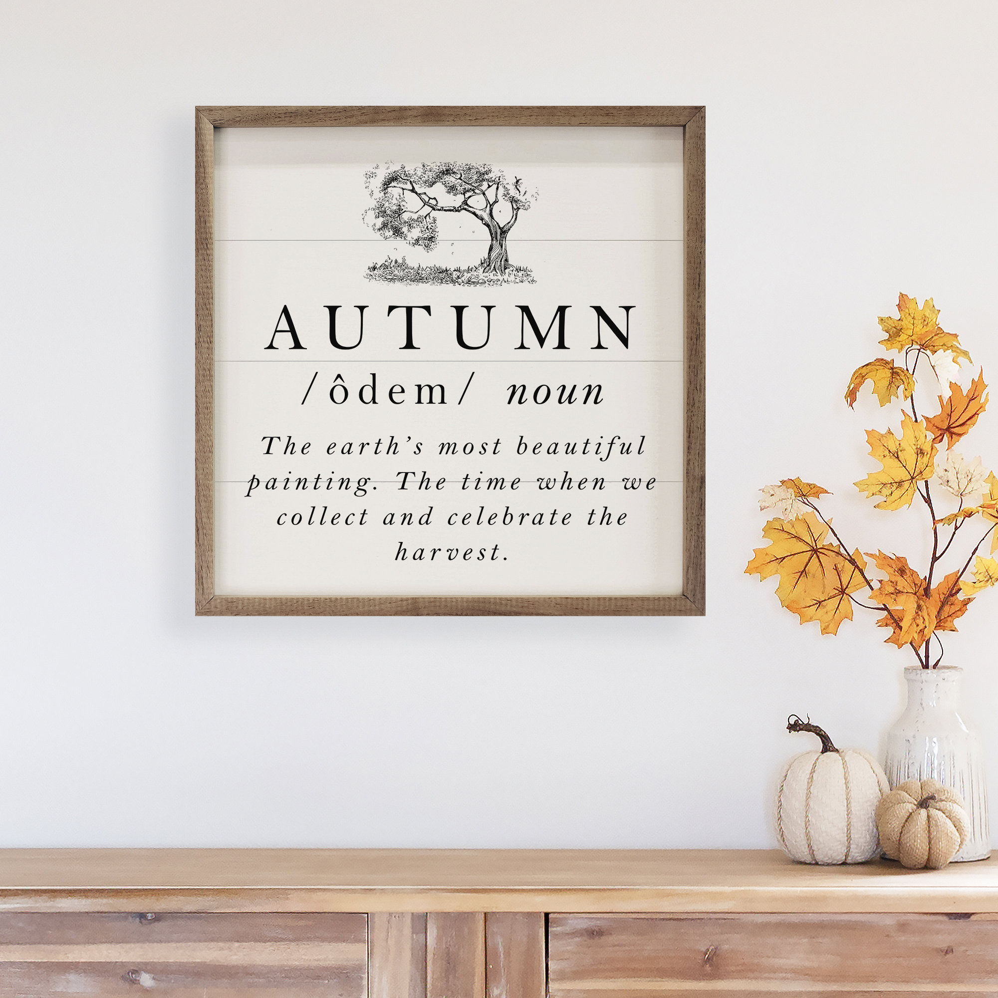 Trinx Autumn Definition Tree White - Wayfair Canada
