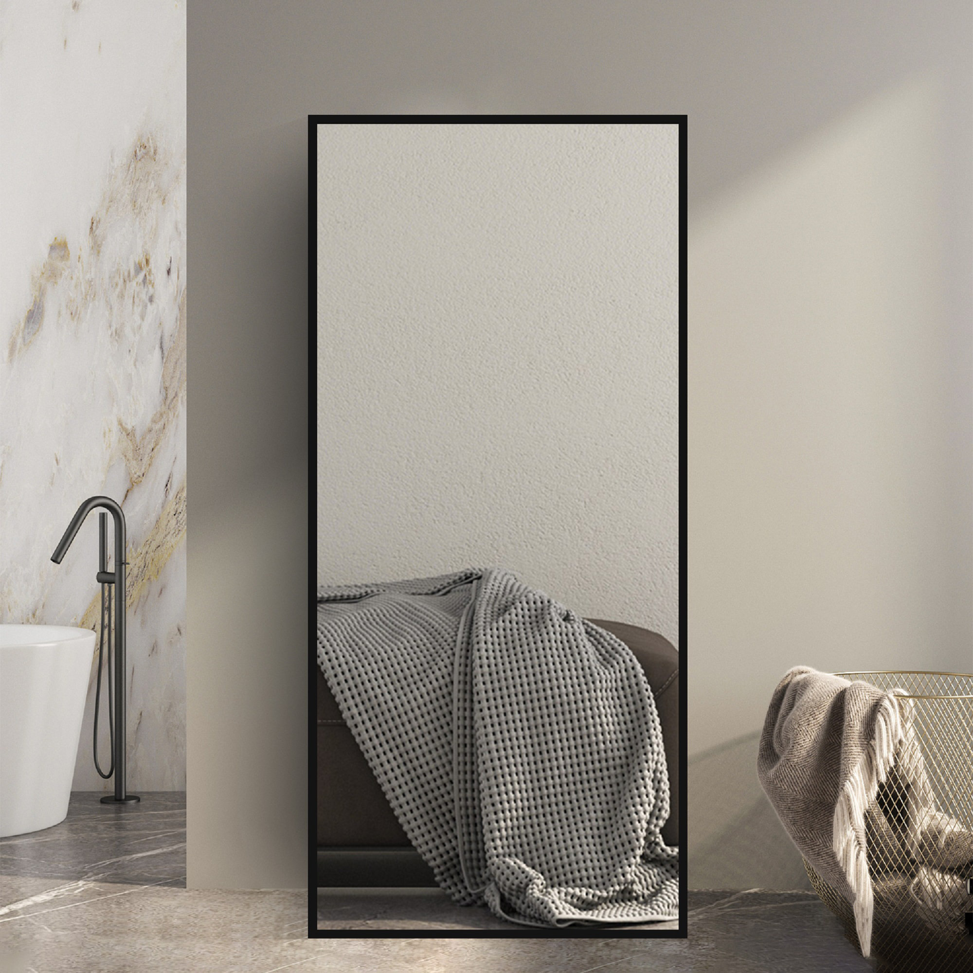 Latitude Run® Full Length Mirror，5mm Explosion-Proof Glass, High ...