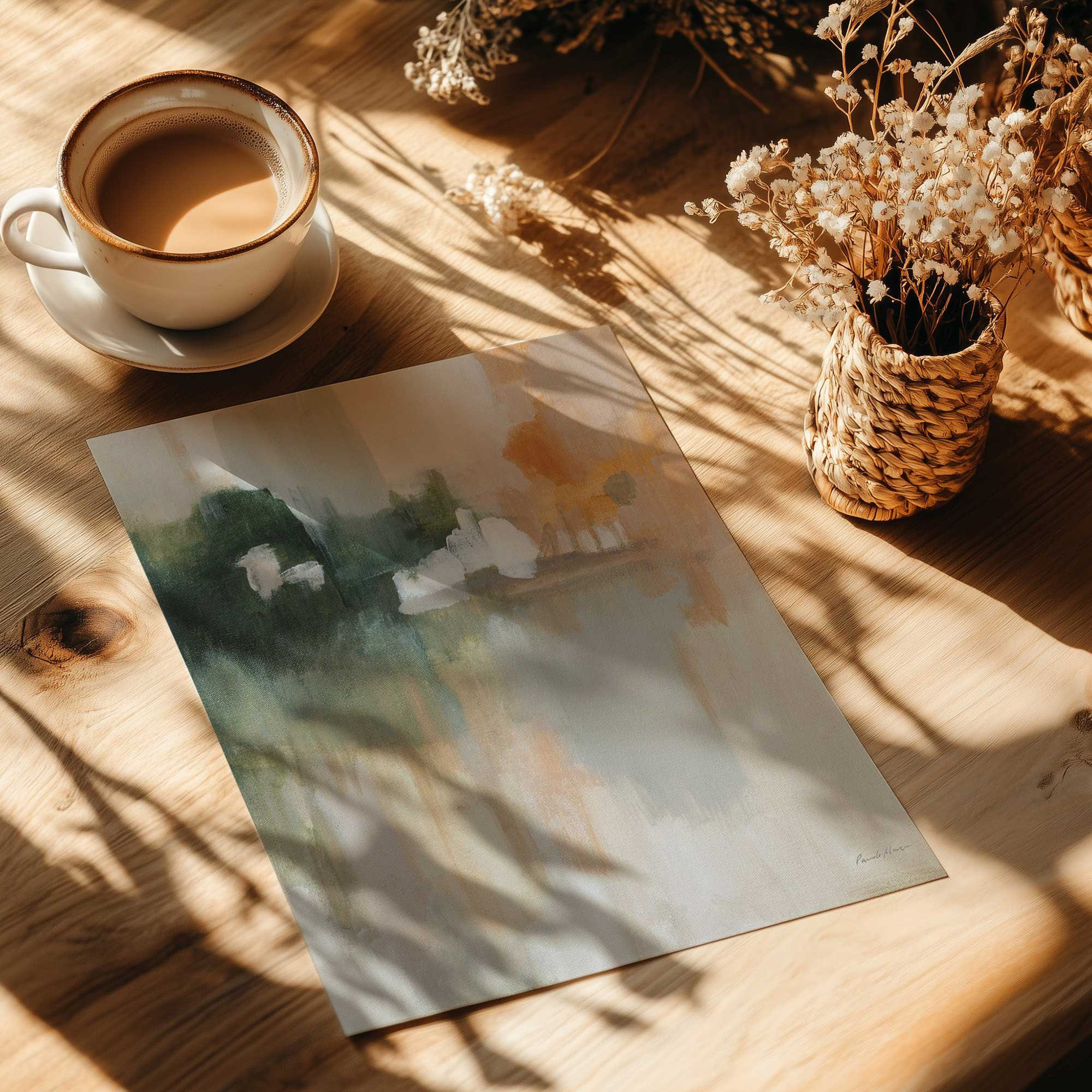 Wrought Studio™ Muted Autumn Reflections Print | Wayfair