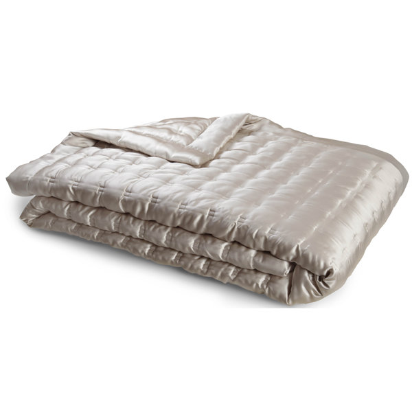 Gingerlily London Windsor Modern & Contemporary Silk Coverlet & Reviews ...