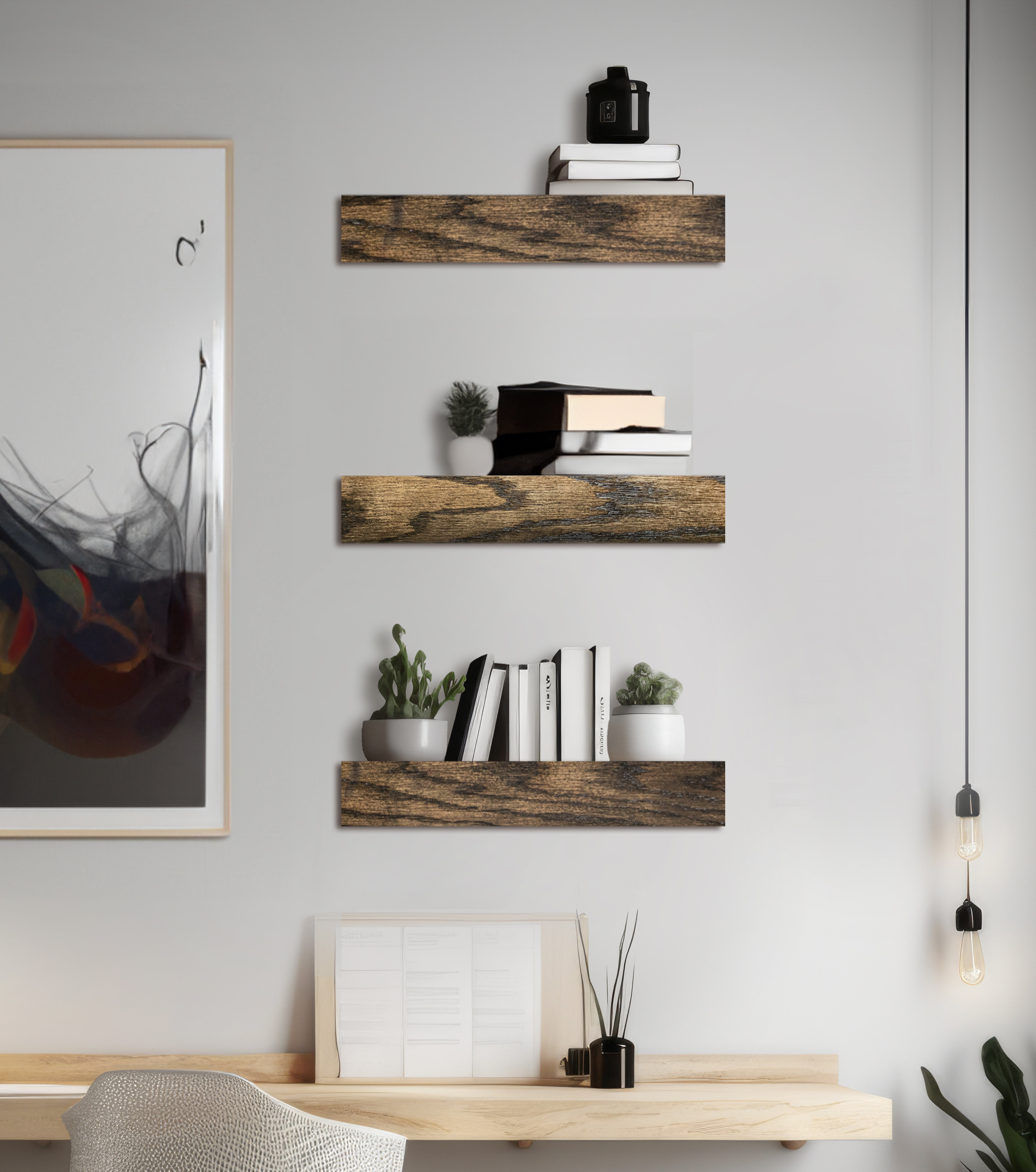 Rayne Mirrors Emerald Lee 3 Piece Floating Shelf - Wayfair Canada