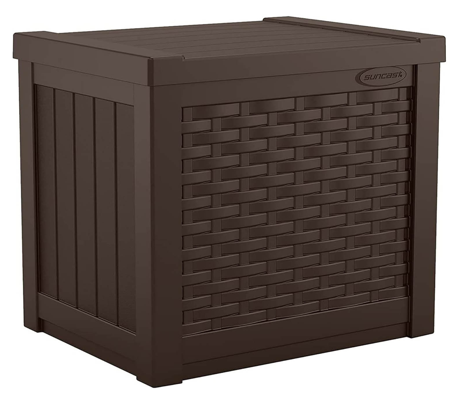 Absuta 22-Gallon Small Deck Box Lightweight Resin Storage Container ...