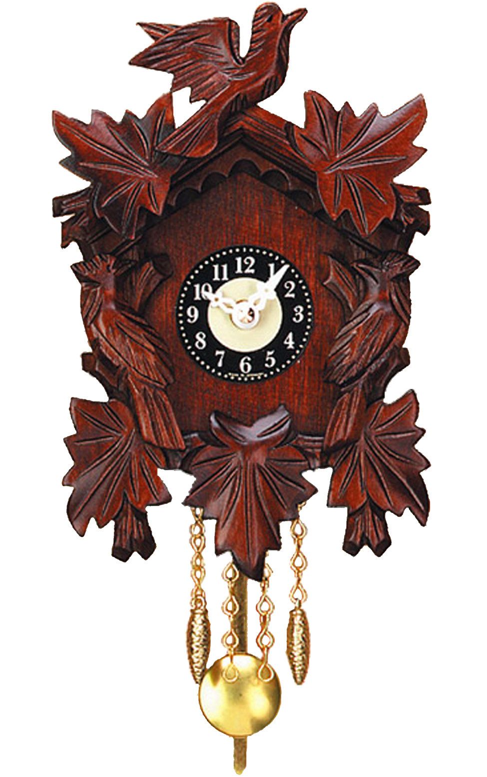 Loon Peak® Boutelle Battery Operated Wall Clock with Music/Chimes | Wayfair