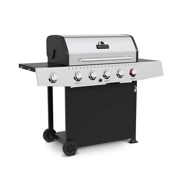 Grillpro 52 000 BTU au propane liquide sur pied avec brûleur latéral et ...