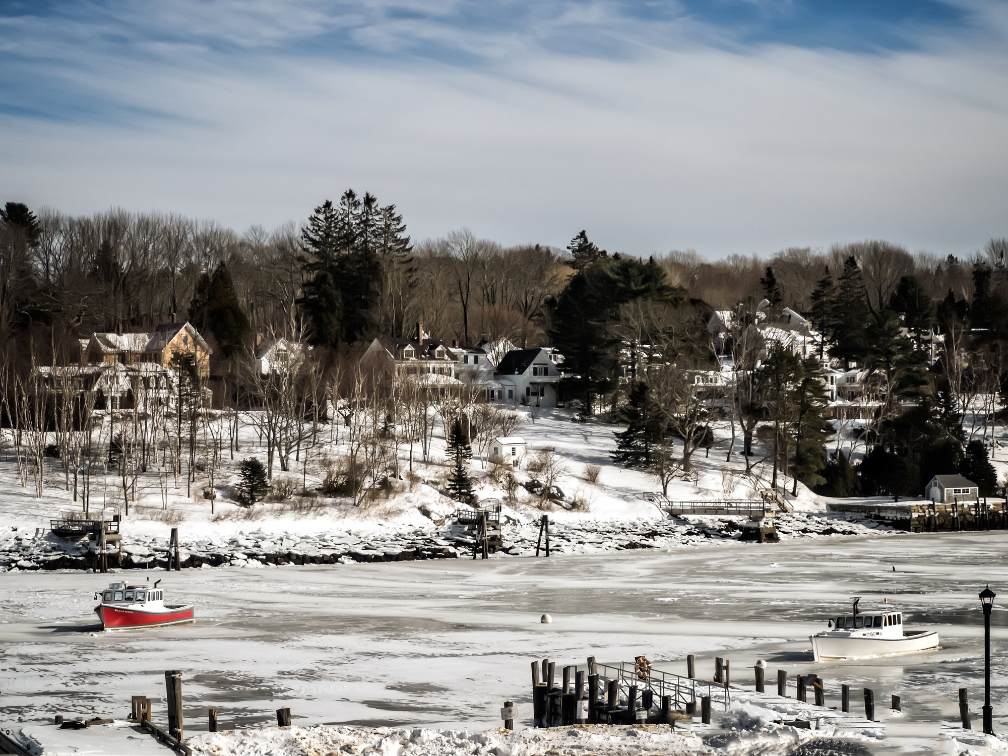 Made & Curated Ice Bound Harbor by Tom Kostes - Photograph | Perigold