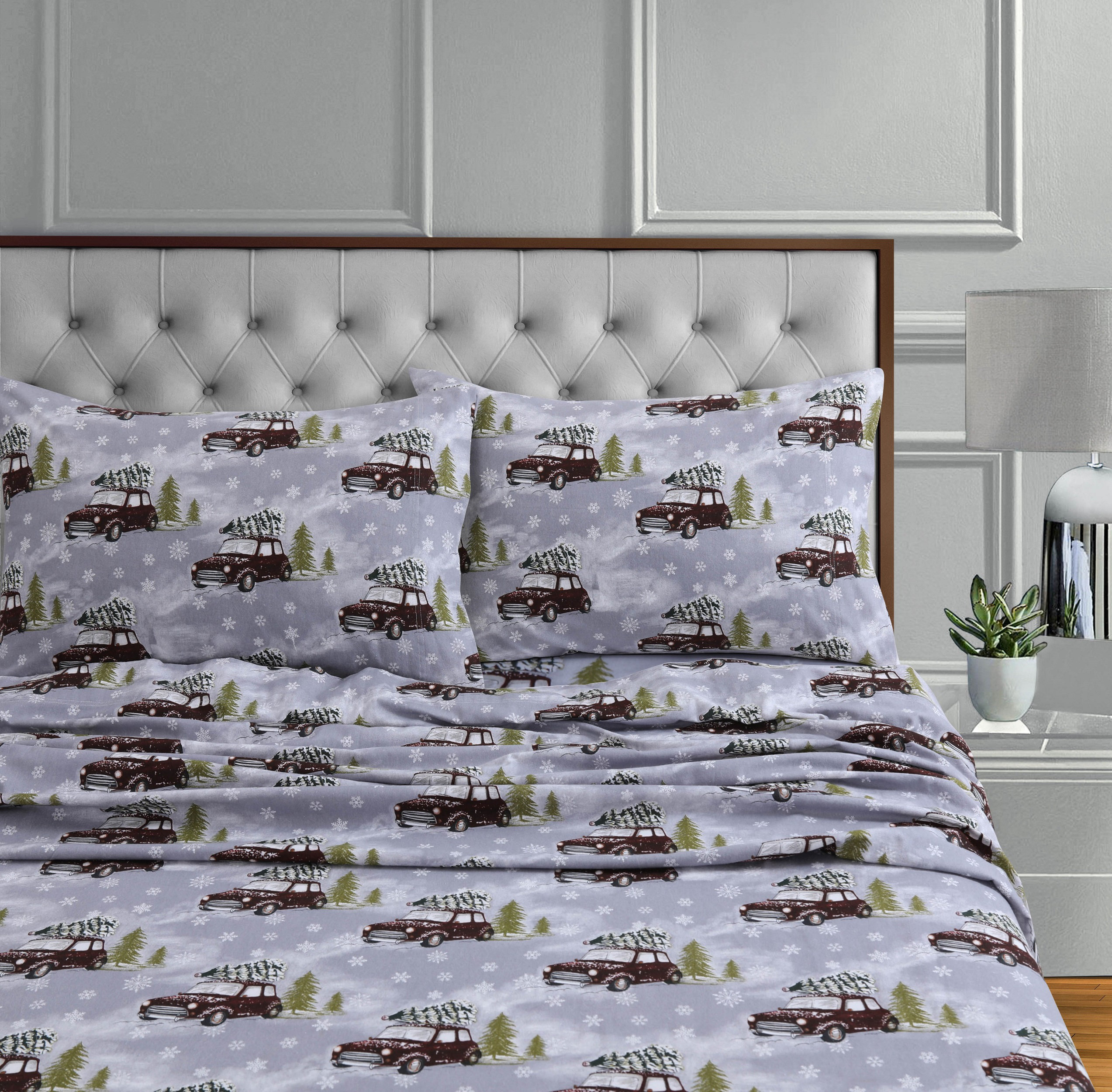 Tribeca Living Winter Outing Flannel Sheet Set & Reviews | Wayfair