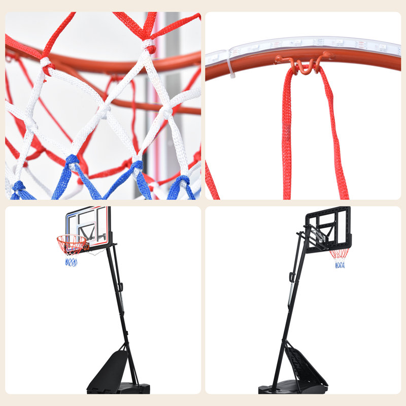 Healthomse Adjustable Height Foldable 43.3'' W Rust Resistant Metal ...