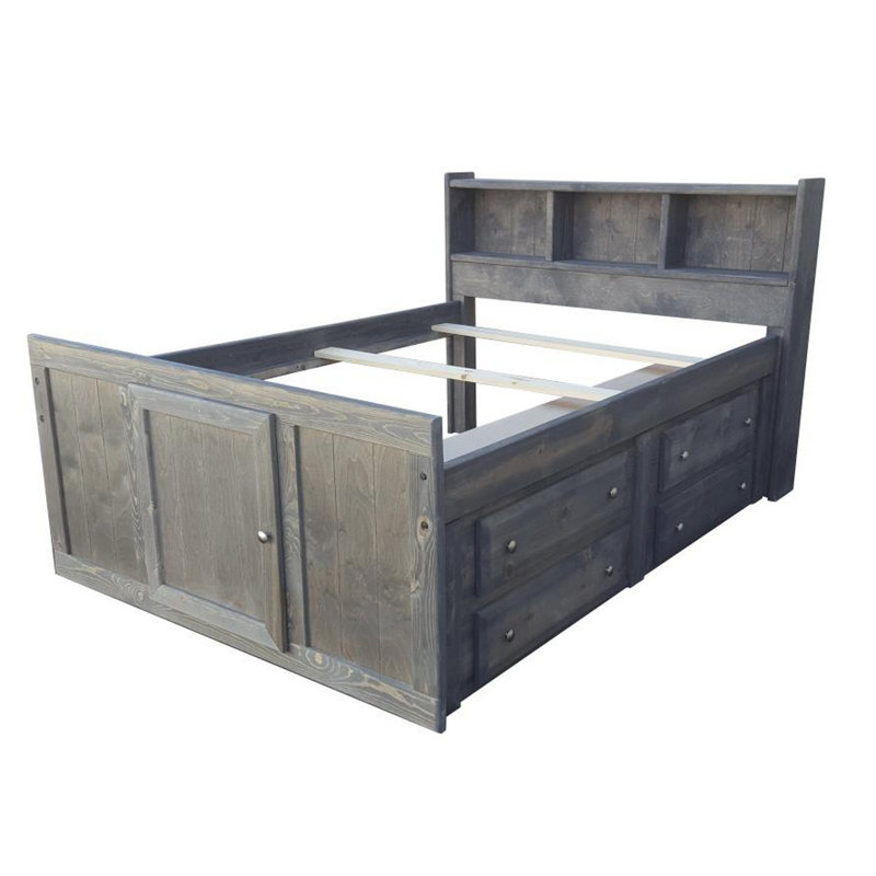 Greyleigh™ Teen Acevedo Twin Solid Wood Mate's & Captain's Bed with ...