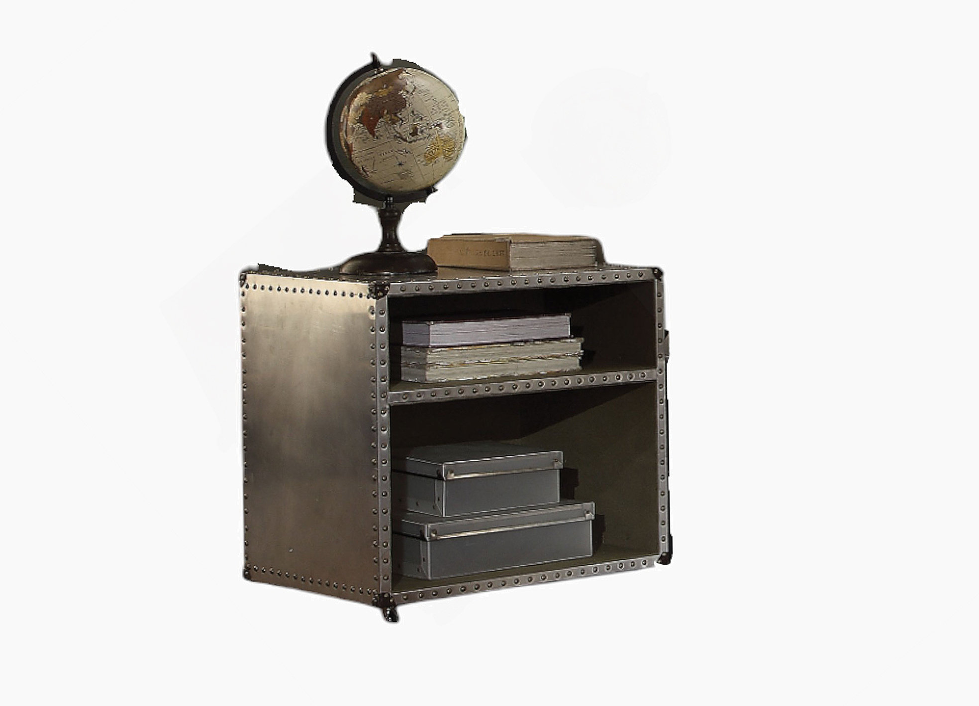 Trent Austin Design® Brancaster Aluminum Nightstand With USB Ports ...