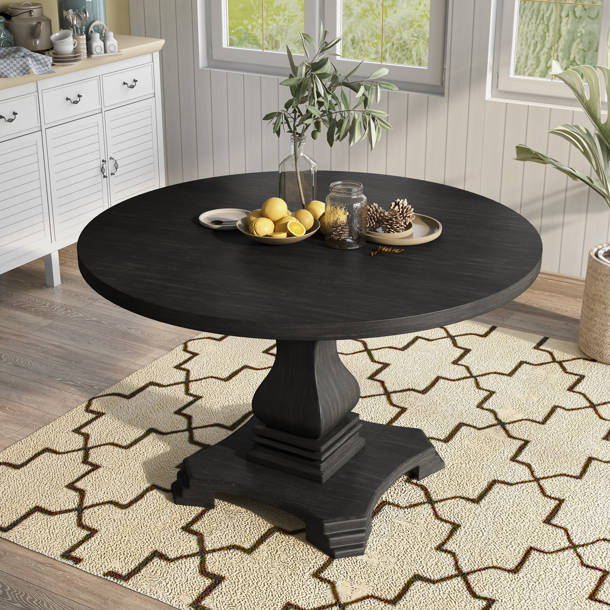 Lark Manor Arbnor Round Solid Wood Dining Table | Wayfair