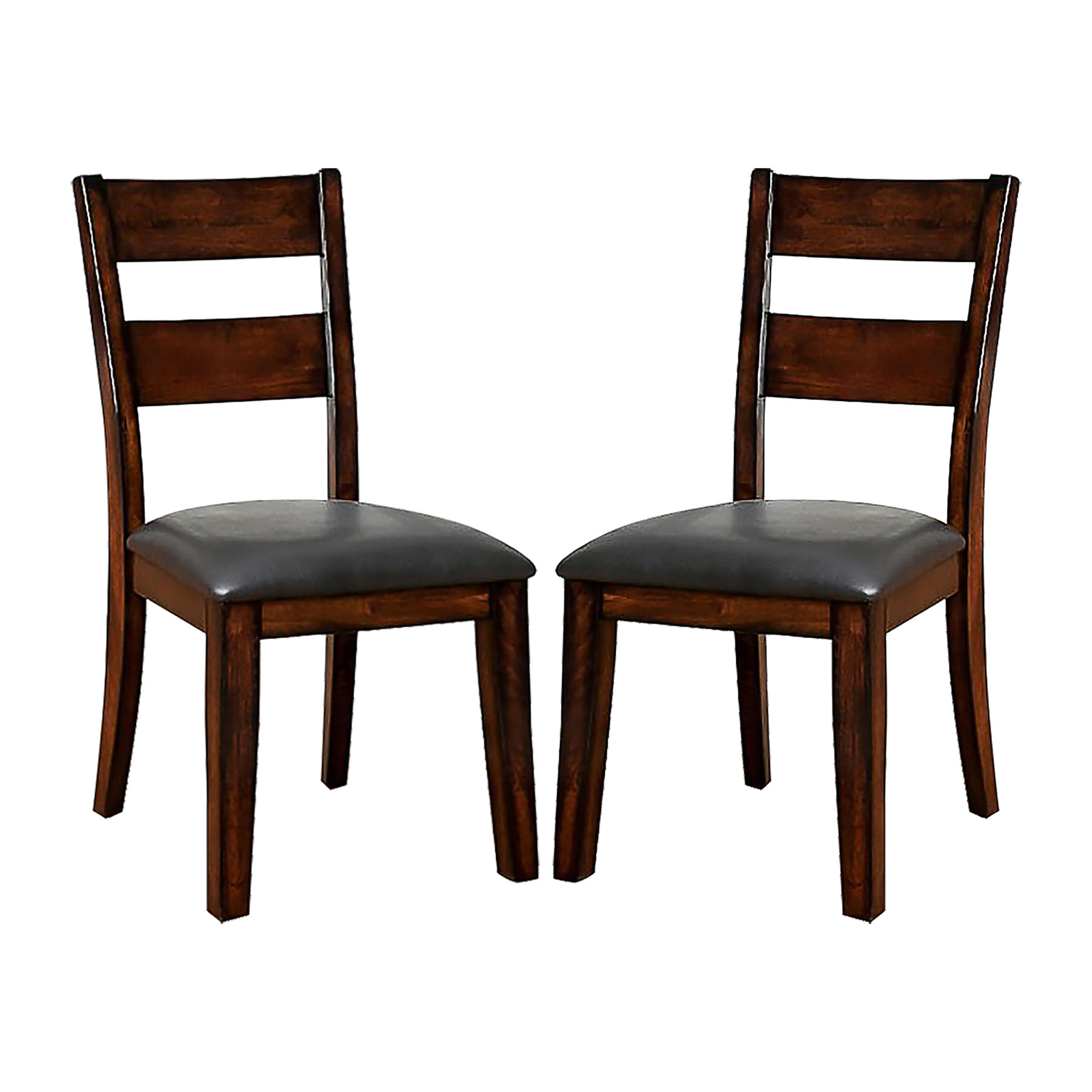 Wildon Home® Pack of Padded Leatherette Side Chairs | Wayfair