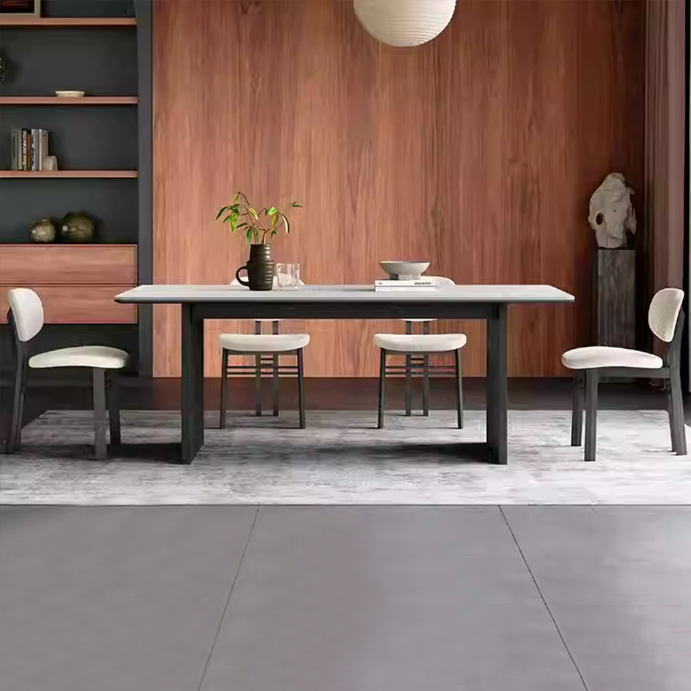 Pakloer Italian light luxury style family dining table set | Wayfair