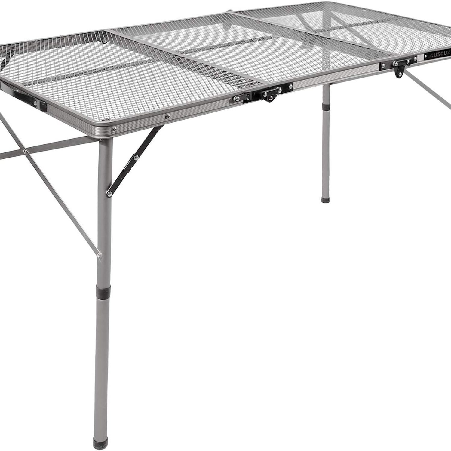 Silodo 48x24 Long Outdoor Folding Barbecue Table, Lightweight Portable ...